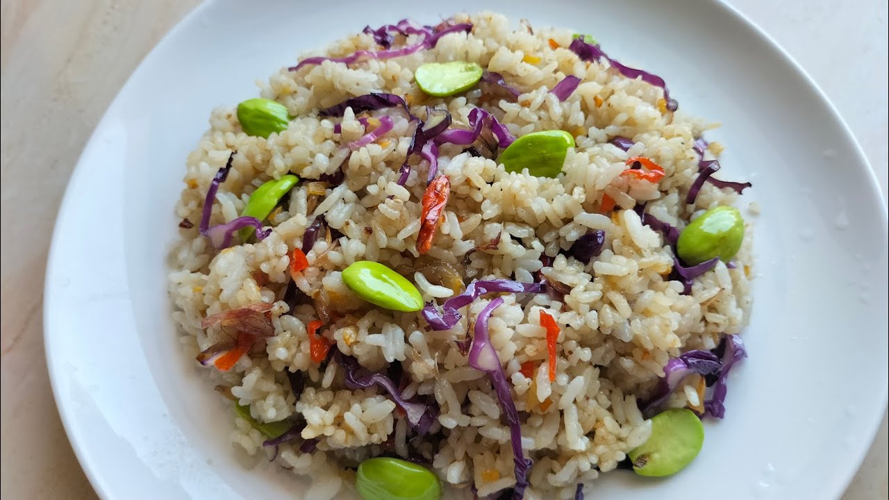 NASI GORENG PETE KOL UNGU | Menu simpel yang bikin boros nasi - YouTube