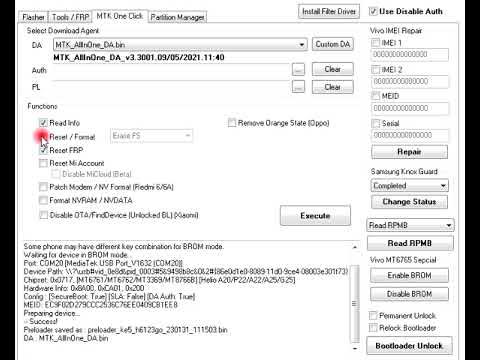 techno ke5 spark go 2020 frp - YouTube