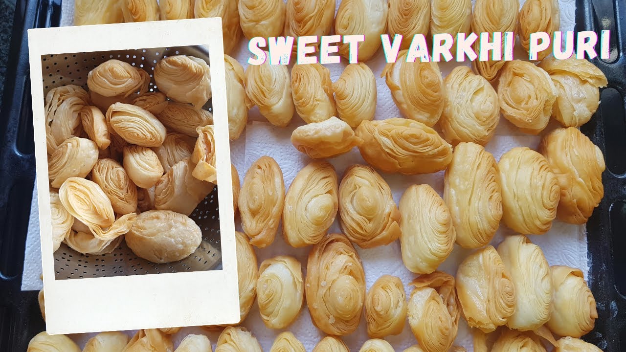 How to make Sweet flaky puri | Sweet verki puri by cook N bake foodie ...