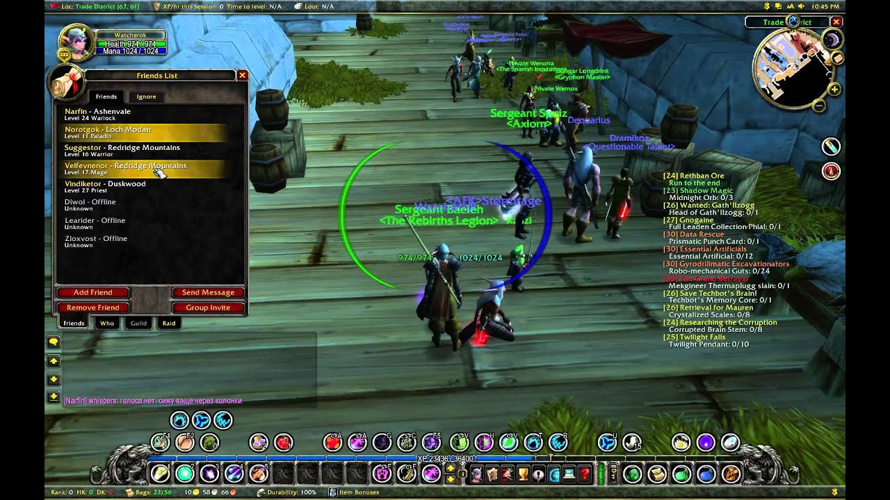 World of Warcraft Classic (Vanila) - Nostalrius - - YouTube