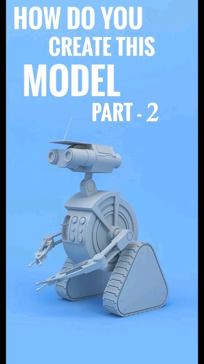 Robot Modeling Tutorial Part - 2 #3dsmaxmodeling #3dsmax #blender #animation #shortsvideo # ...