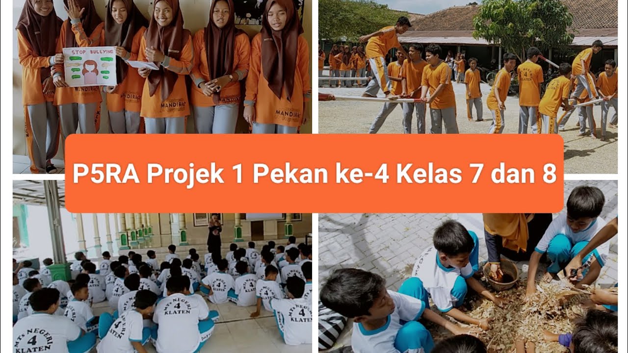 P5RA Projek 1 Pekan ke-4: Kelas 7 buat kompos, kelas 8 buat poster anti ...
