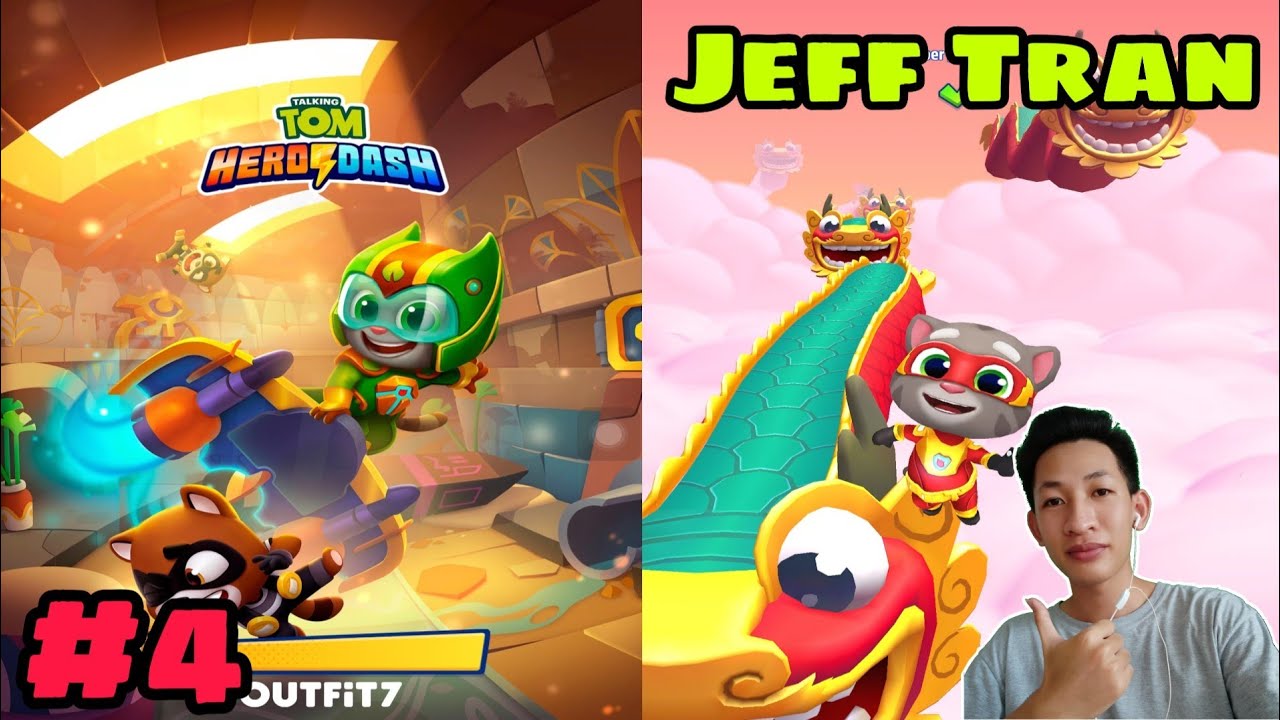 Talking Tom Hero Dash - Video Play Game Part 4 - YouTube