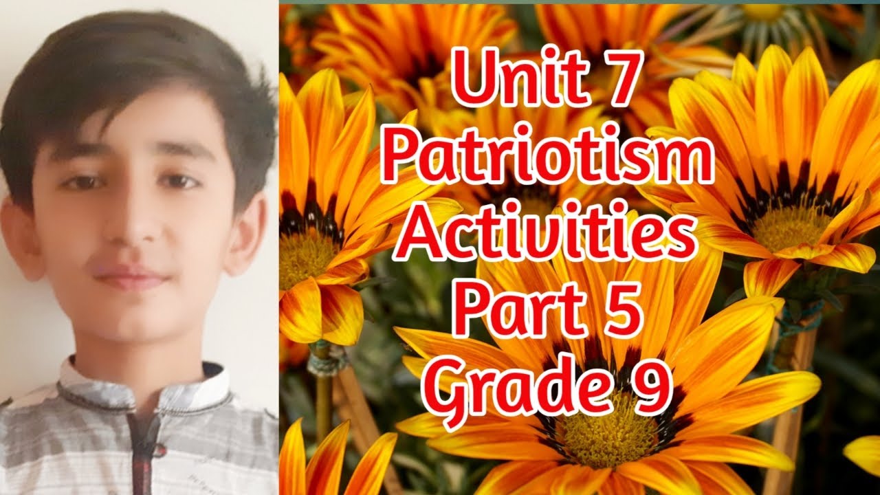 Unit 7 Patriotism Part 5 Activities Grade 9 Balochistan Textbook Board Quetta YouTube unit-7-patriotism-part-5-activities-grade-9-balochistan-textbook-board-quetta-youtube