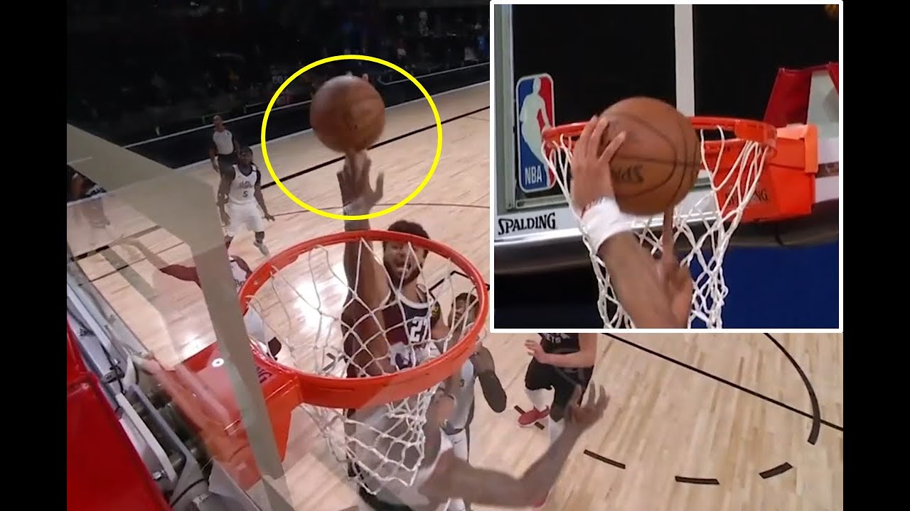 AMAZING MIDDLE FINGER BLOCK by KAWHI LEONARD | Game 3 | Clippers vs ...