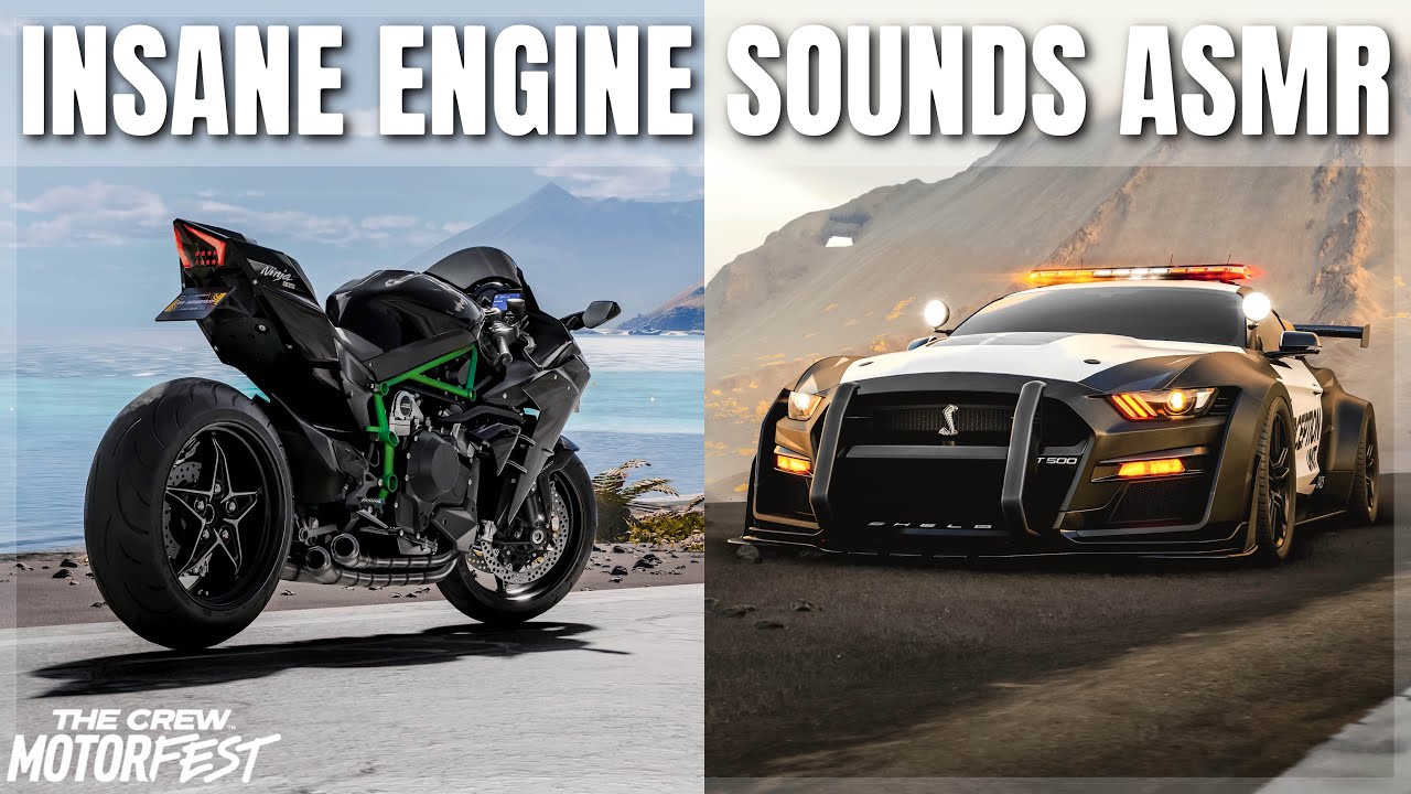 Rotary to 16 Cylinders: The Crew Motorfest INSANE Engine Sounds ASMR ...