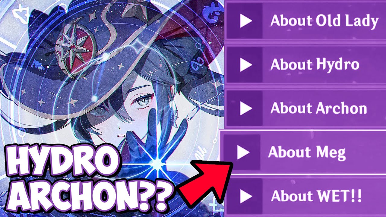 MONA Talks About HYDRO ARCHON?? Genshin Impact - YouTube