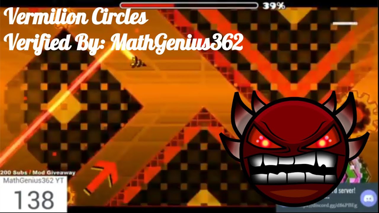 [VERIFIED] Vermillion Circles // MathGenius // (Easy Demon) // Geometry ...