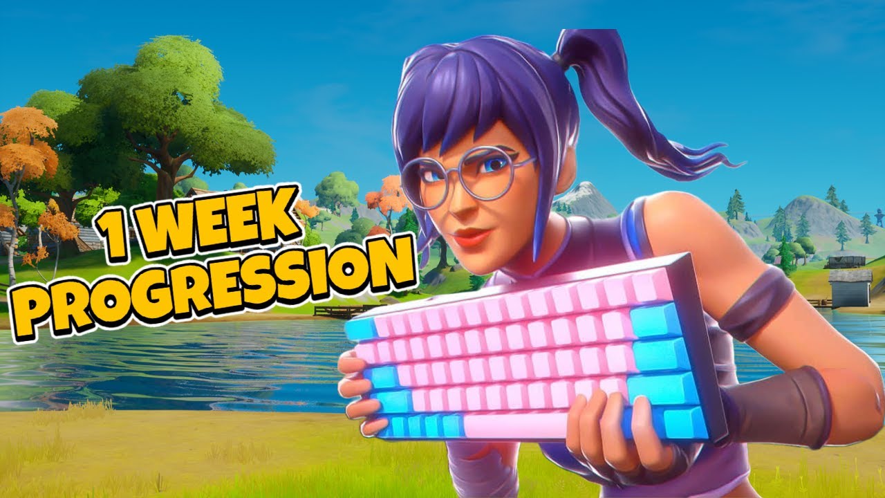 My 1 Week Fortnite Controller to Keyboard and Mouse Progression! (TIPS ...