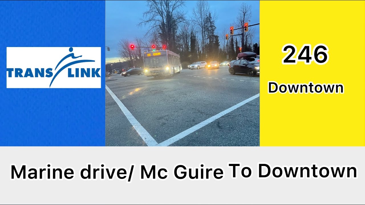 Translink route: 246 downtown - YouTube