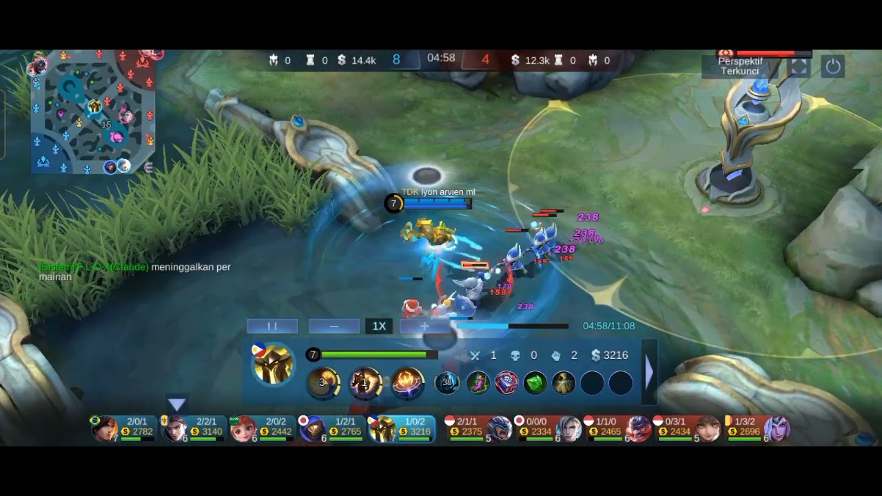 1 VS 5!! Earthen Relic New Uranus Skin Season 25 - Build Top Global ...