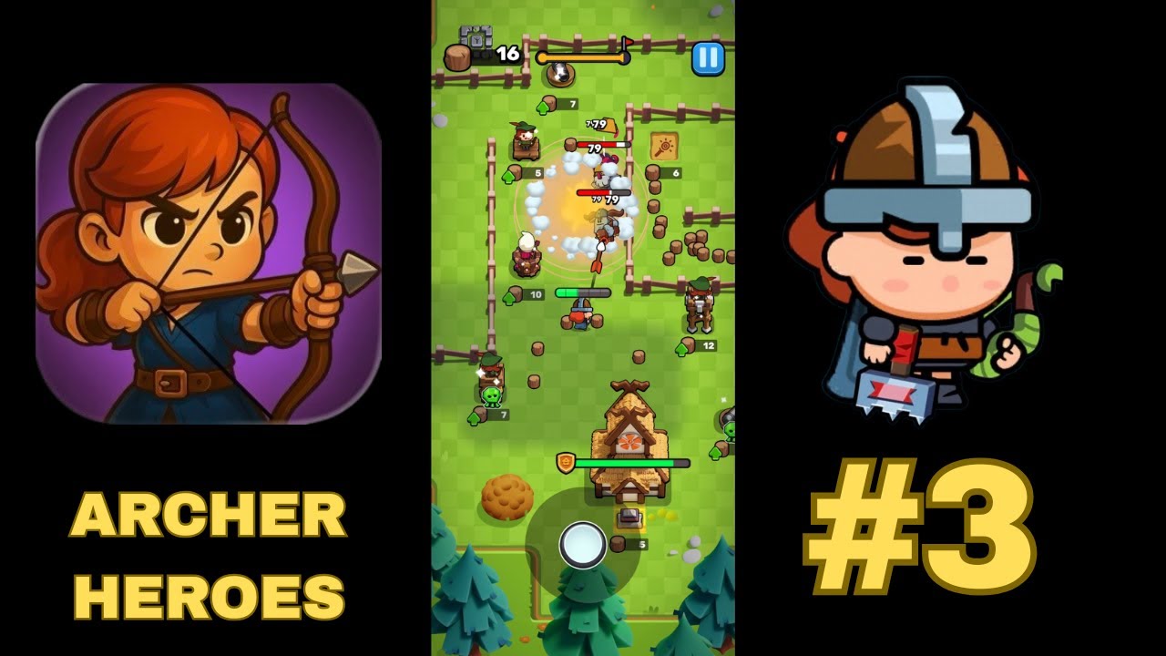 ARCHER HEROES: TOWER DEFENSE #3 NÍVEIS 6 E 7 - EVENTOS - YouTube