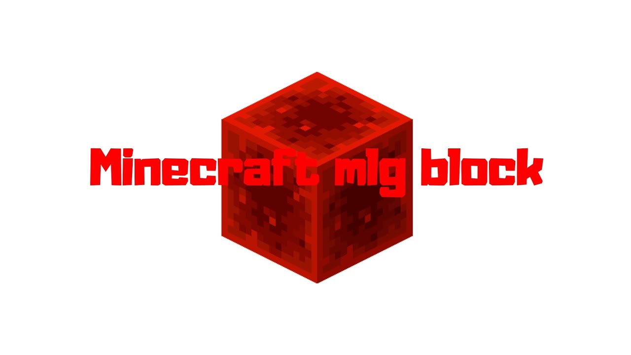 Minecraft (mlg block) - YouTube