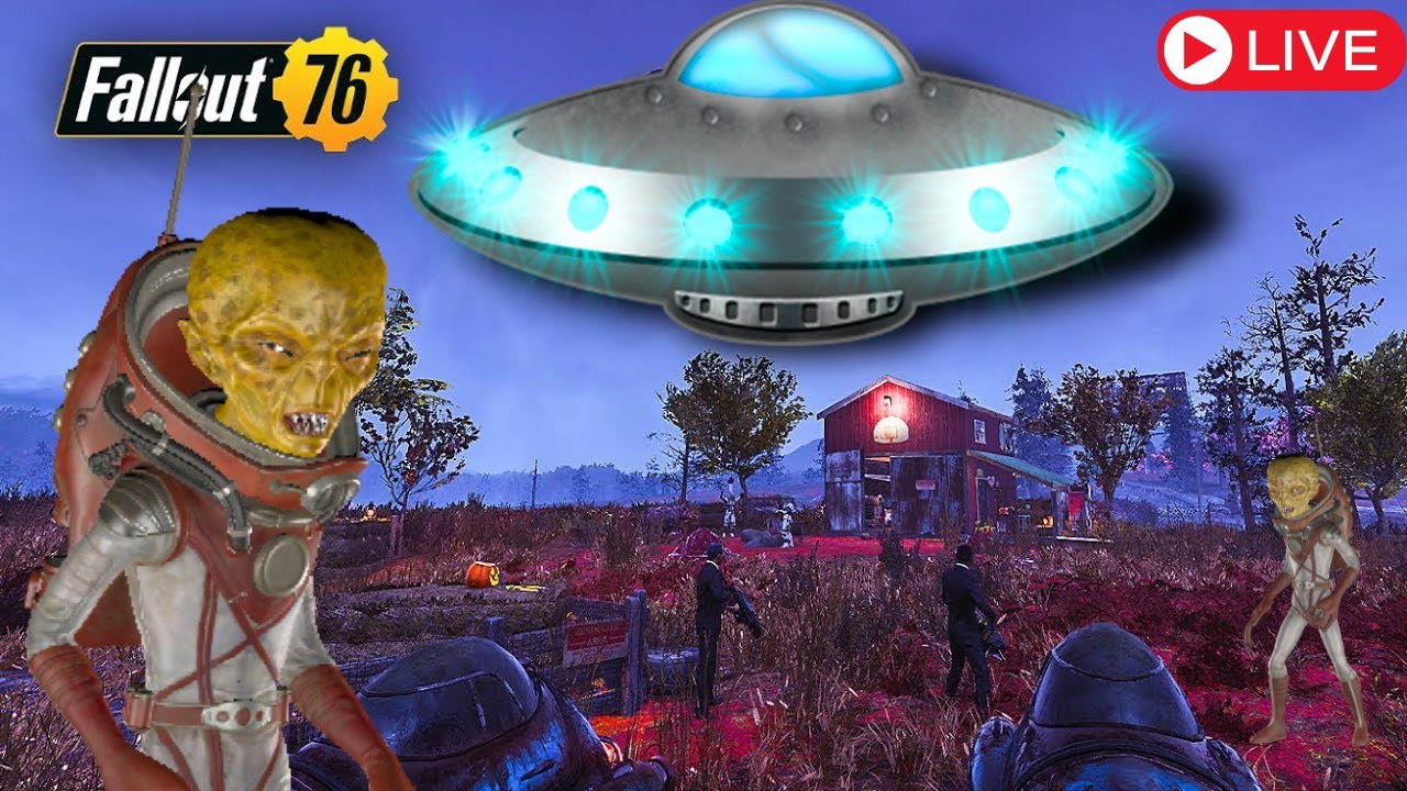 [LIVE] Fallout 76 Online Multiplayer - Aliens Take Over?! PlayStation 5 ...