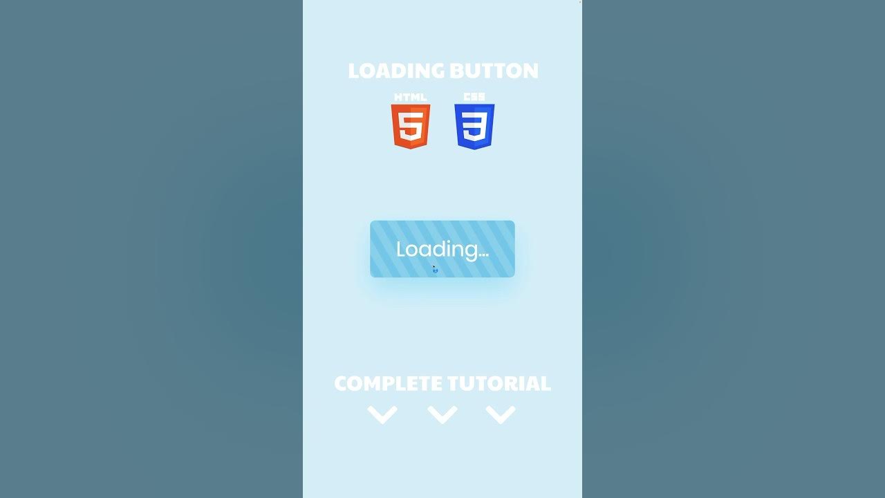 Loading Button Animation Effects Using Html And Css Loading Htmlcss