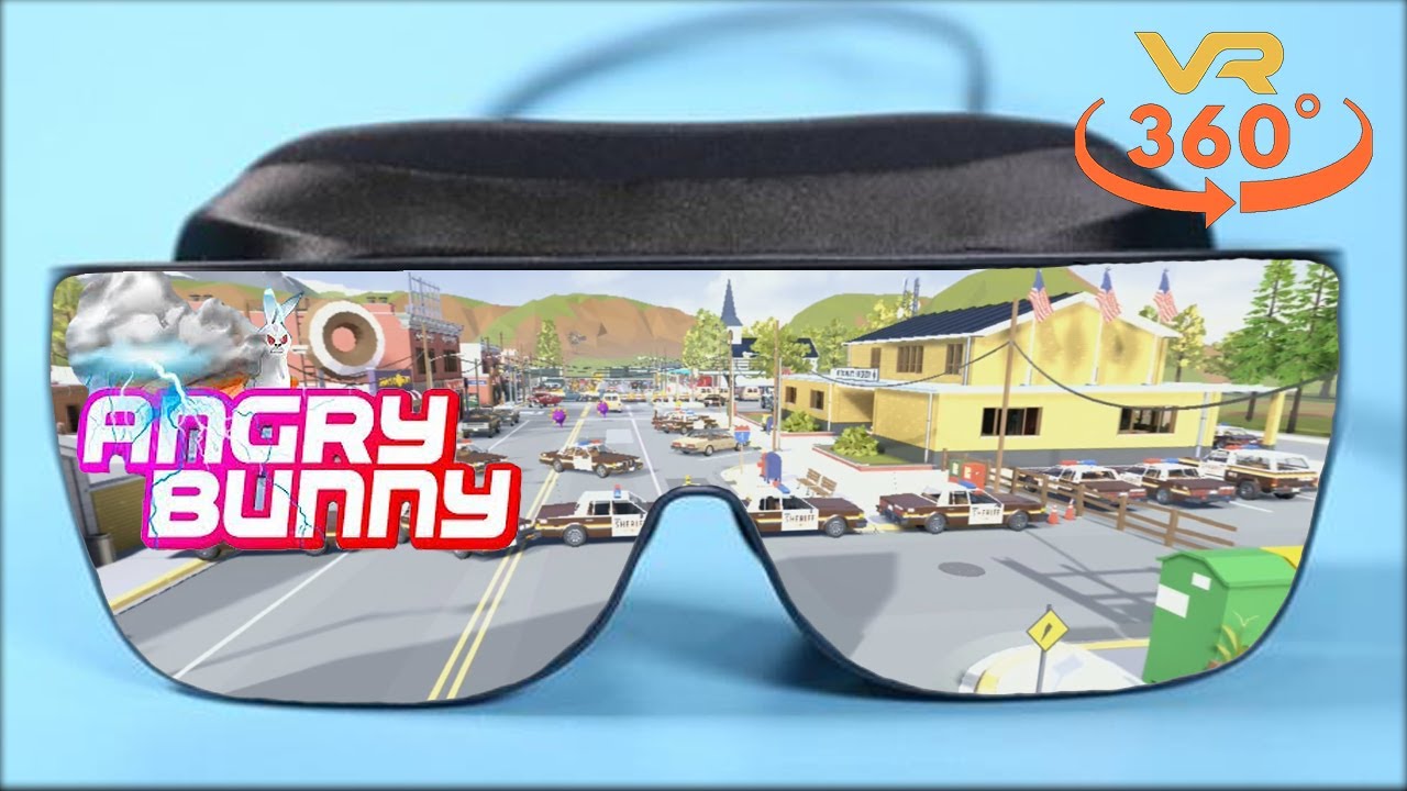 Angry Bunny VR 360° 4K Virtual Reality Gameplay - YouTube
