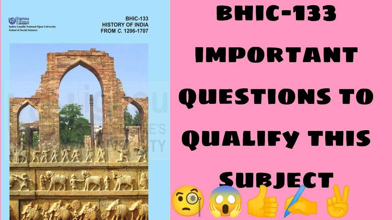 BHIC-133 ||IMPORTANT QUESTIONS AND TOPICS TO QUALIFY THIS SUBJECT ...