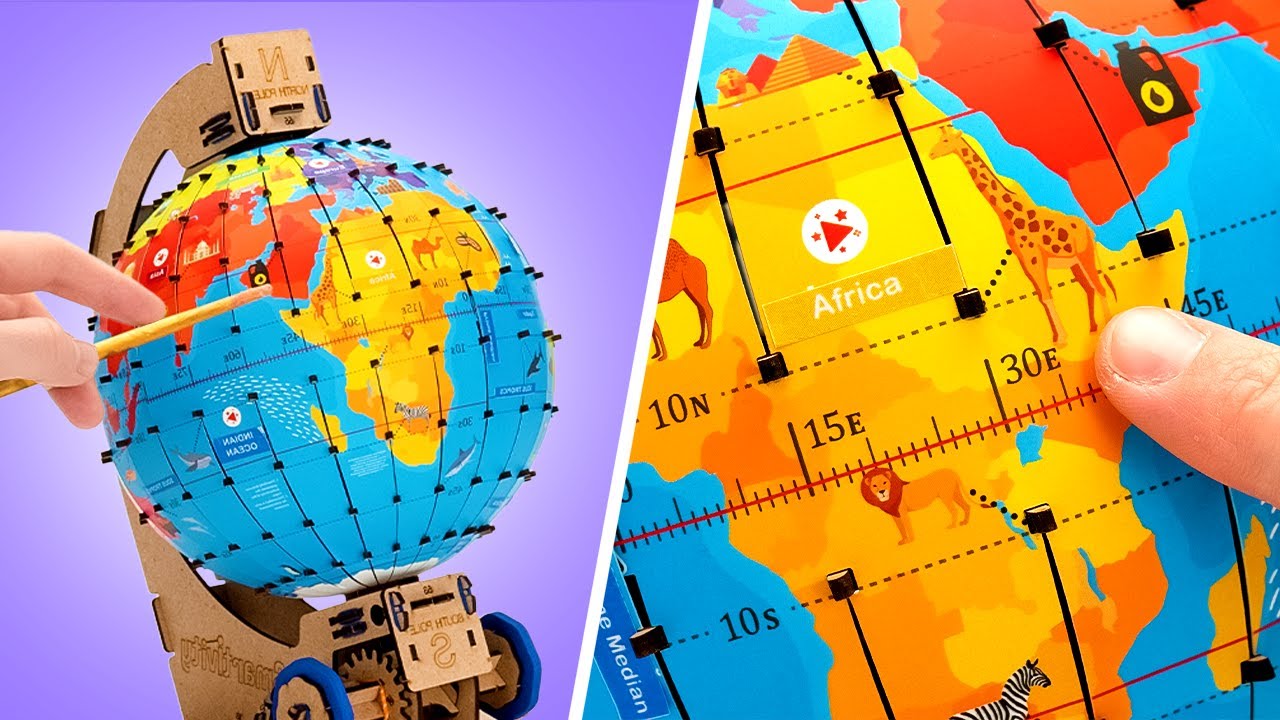 Let's Build a Fascinating DIY Globe & Learn Geography! 🌍🎓 - YouTube