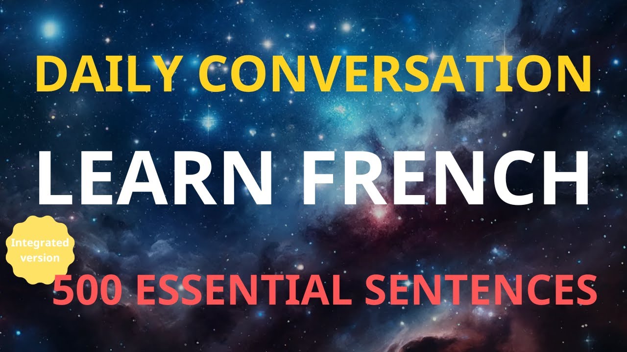 Learn French while you sleep || 500 Most Common Phrases in French ...