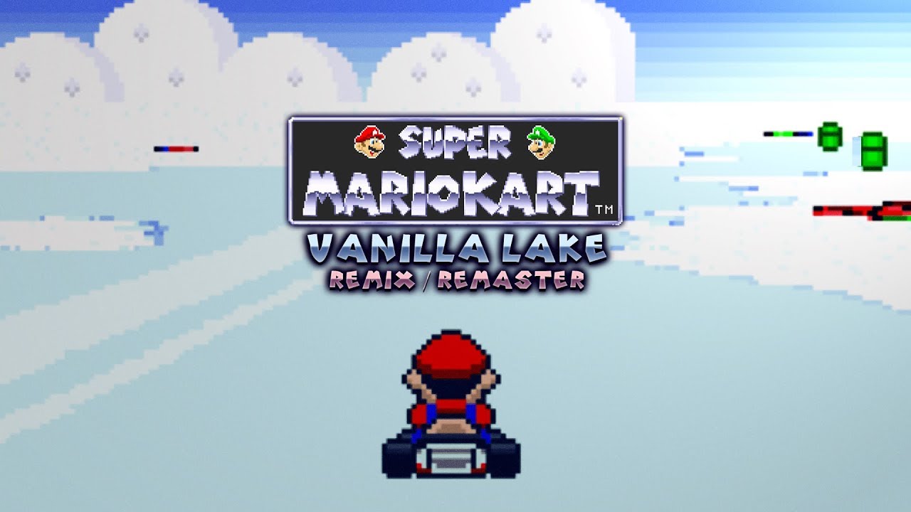 Super Mario Kart (SNES) - Vanilla Lake Remix/Remaster - YouTube