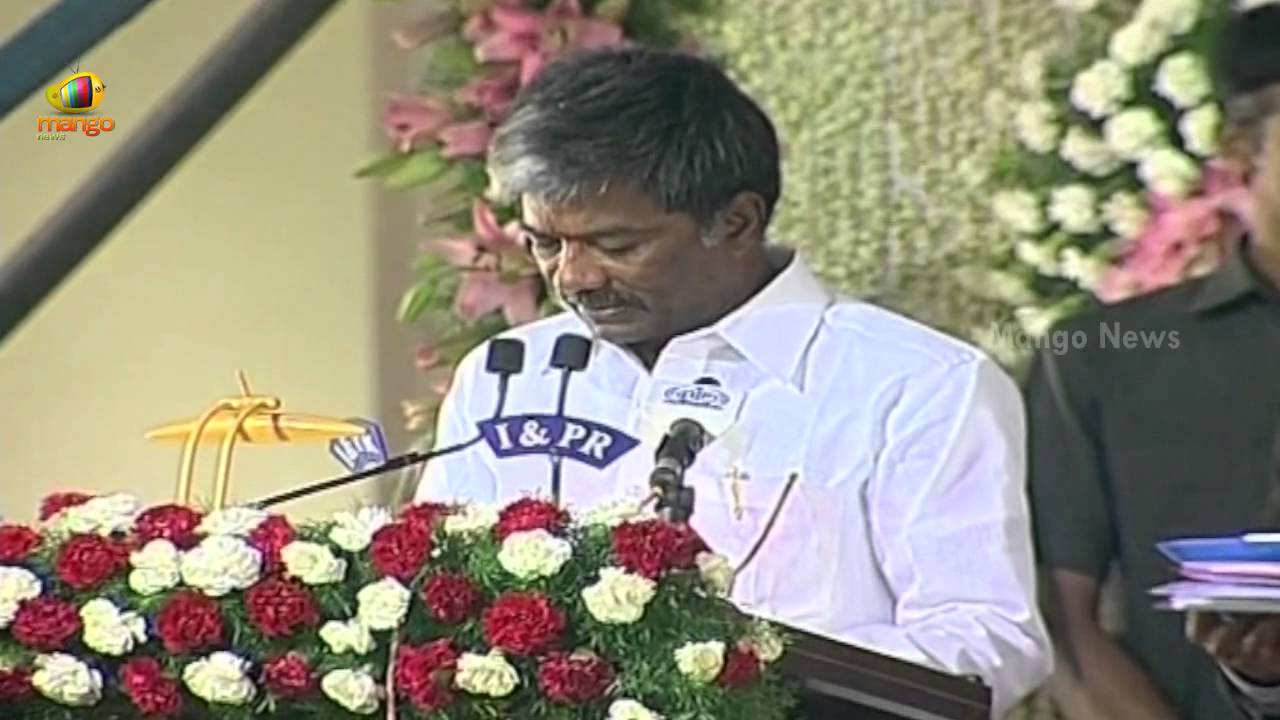 Telangana Ministers - T Padma Rao swearing-in as Excise & Prohibition ...