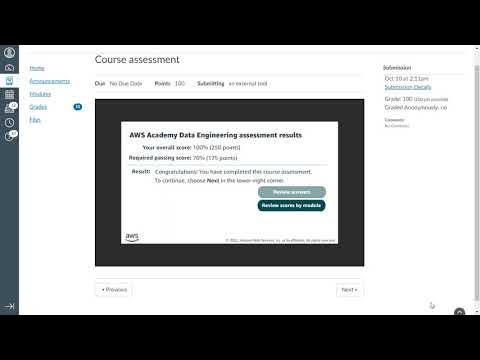 AWS Data Engineering - Course Assessment -Set 2 Q & A - Anand K - YouTube