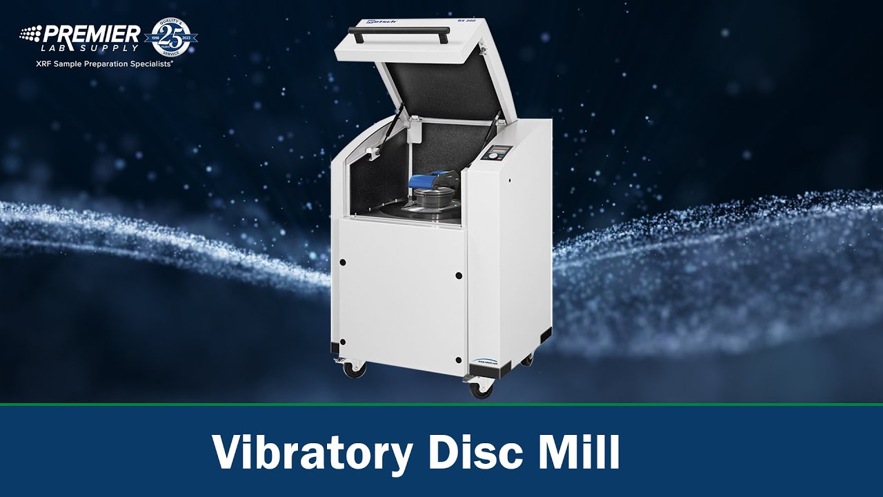 Vibratory Disc Mill - YouTube