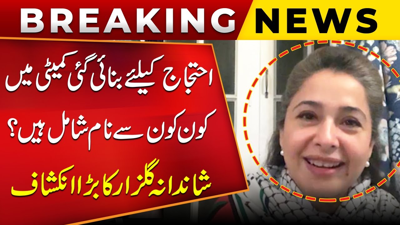 Who are the members of the committee formed for the protest? | Shandana ...