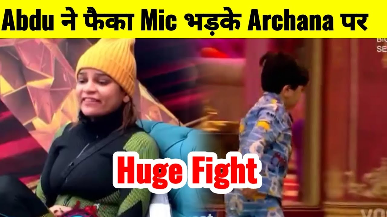 Bigg Boss 16: Abdu Rozik हुए गुस्से मे Out of Control, Mic Utar Kar ...