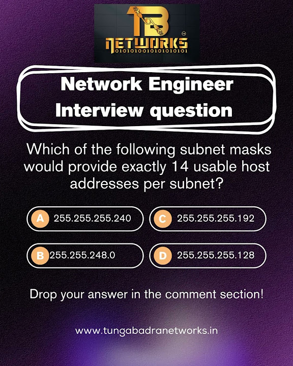 Network Engineer questions | join our CCNA Internship program , contact +91 832-8429509 - YouTube