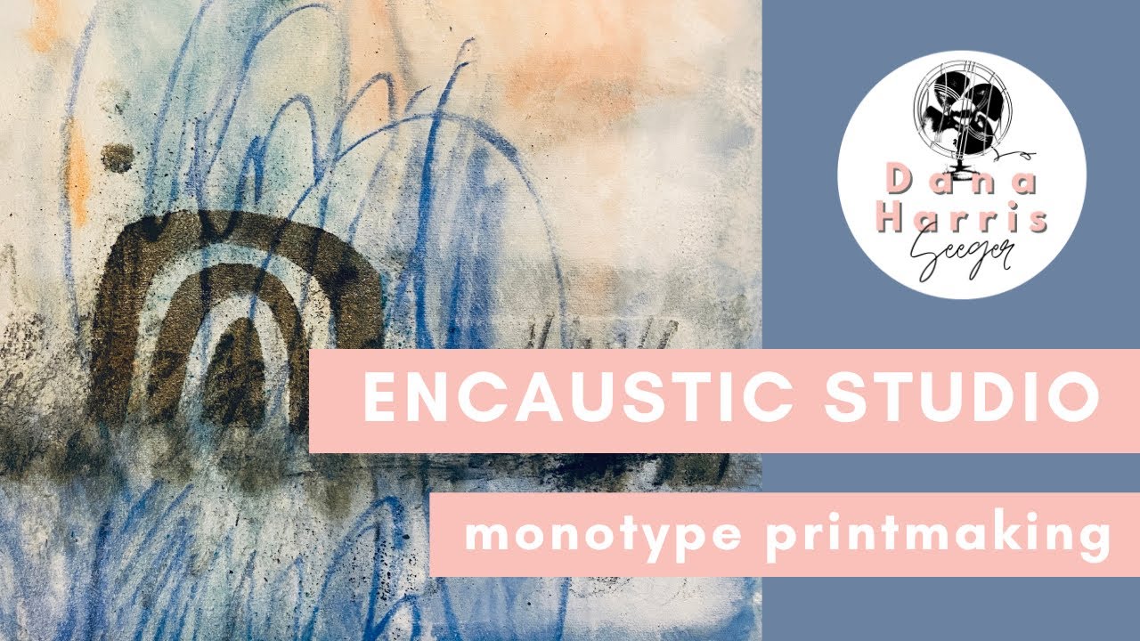 Encaustic Monotype - YouTube
