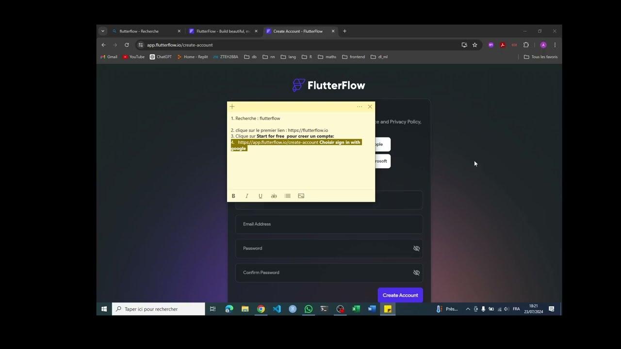 cree des application mobileflutter avec flutterflow - YouTube