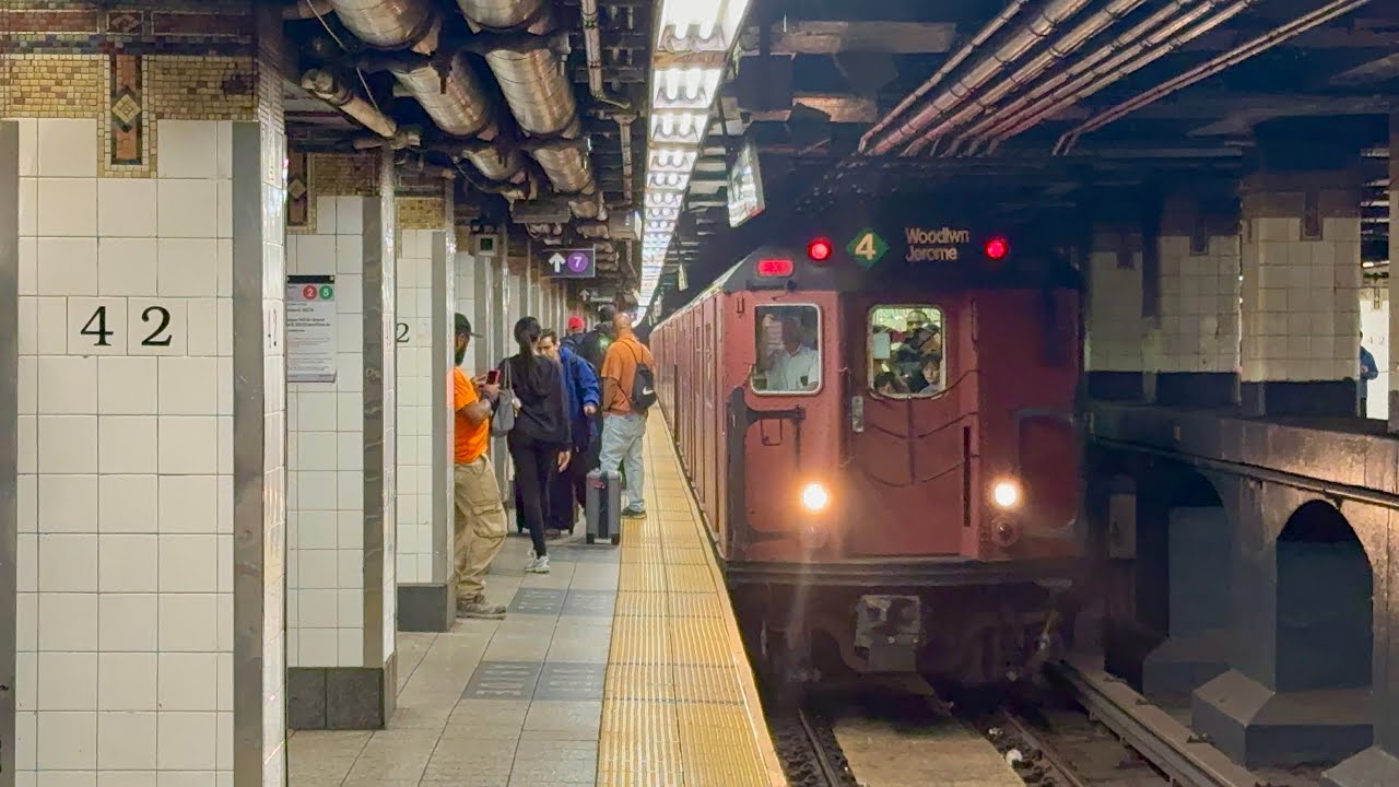 IRT Lexington Avenue Line: R33/36 (4) Train Action in the Bronx ...