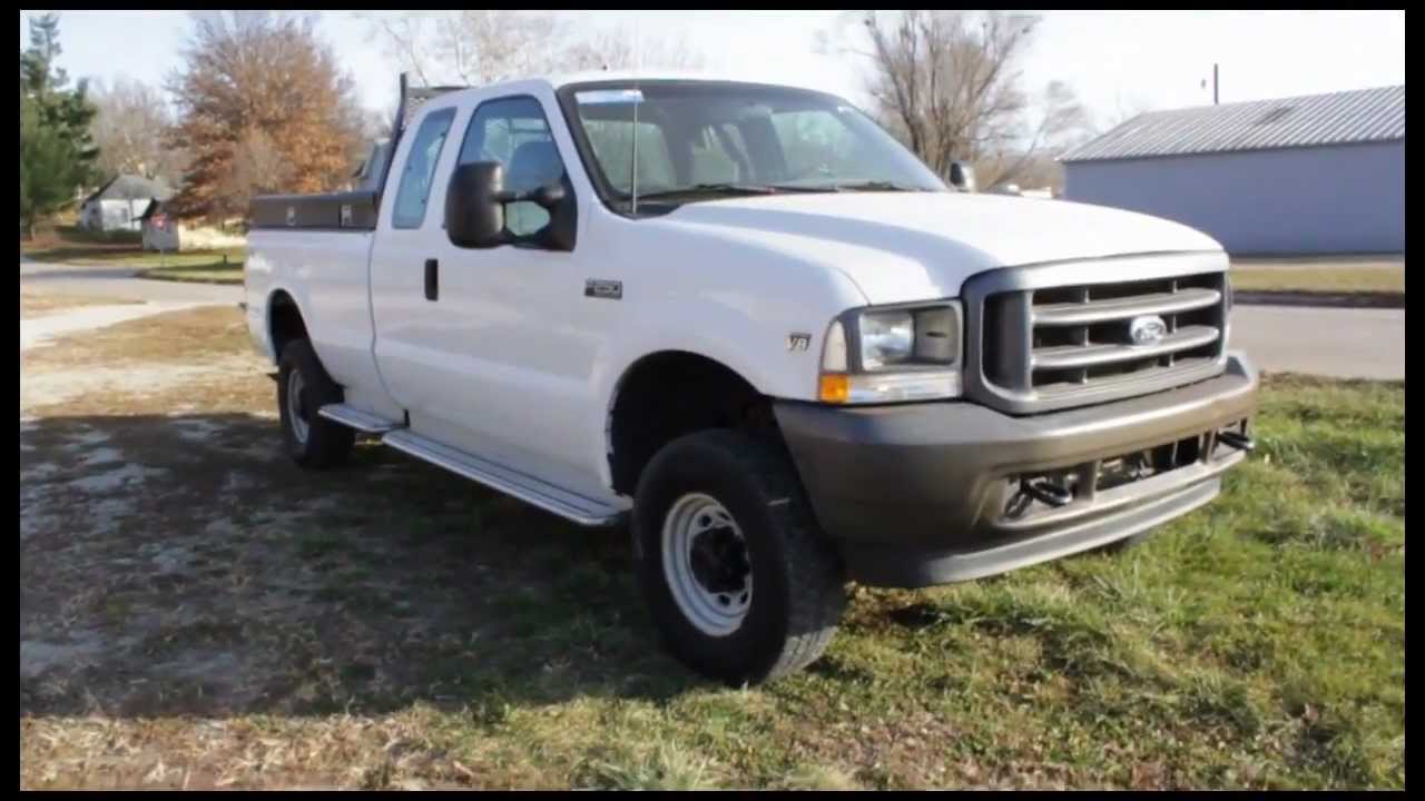 2002 Ford F250 XL Super Duty Ext Cab Truck - YouTube