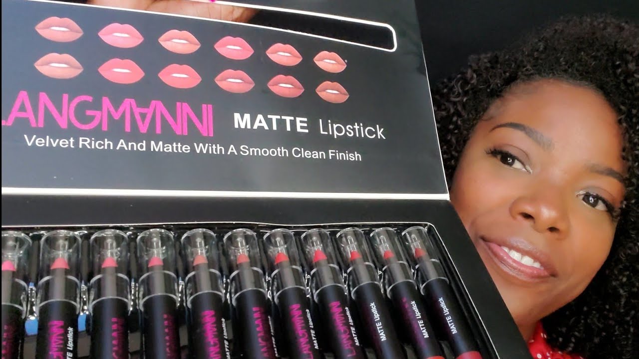 Affordable Lipstick Set | Langmanni Matte Lipstick - YouTube
