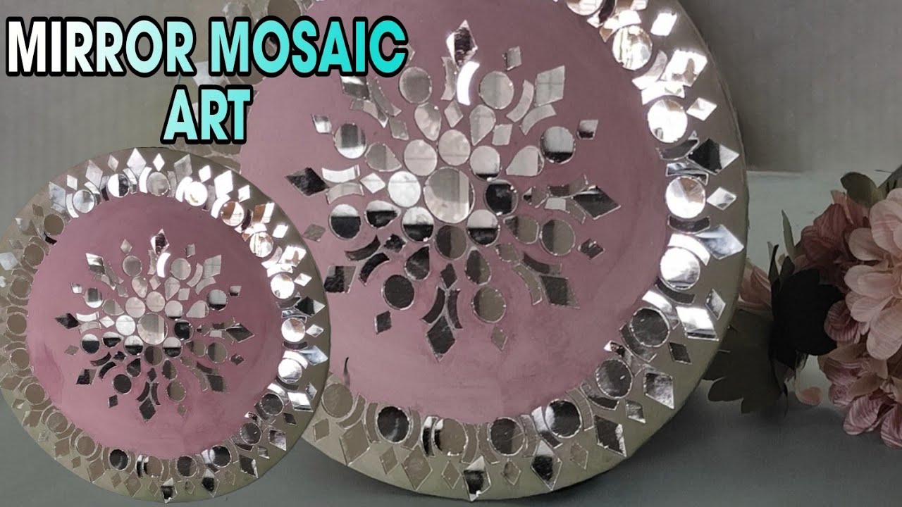 Mosaic Art ideas for Beginners | Mosaic Wall Art | Mosaic Art Easy step by step | Mirror Mosaic ...