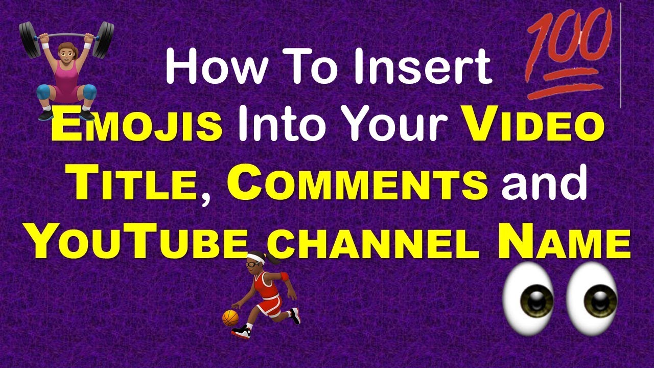 How To Insert Emojis Into Your Video Title Comments YouTube how-to-insert-emojis-into-your-video-title-comments-youtube