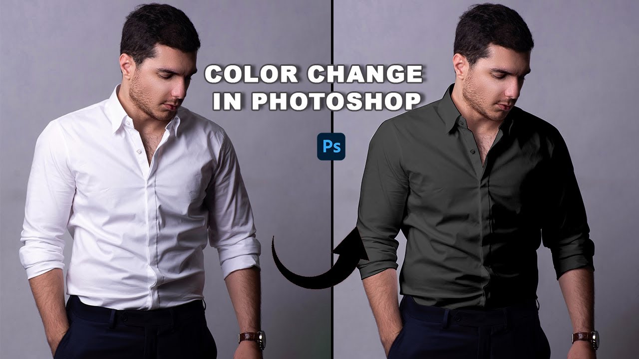 How To Change Color White To Black Using Adobe Photoshop | Photoshop ...