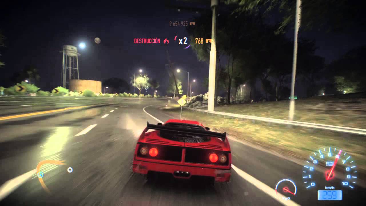 Need for Speed 2015 Ferrari F40 supersalto - YouTube
