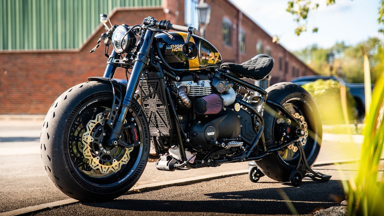 Supercharged Custom Bobber - Insane Sound - RAW - YouTube