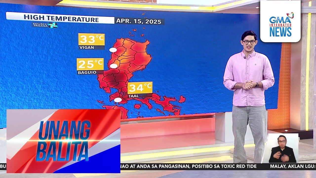 Weather update as of 6:18 AM (April 15, 2025) | Unang Balita - YouTube