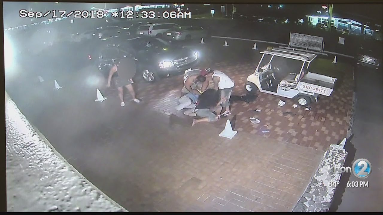 Court releases surveillance video of Kona beating as suspects plead not ...