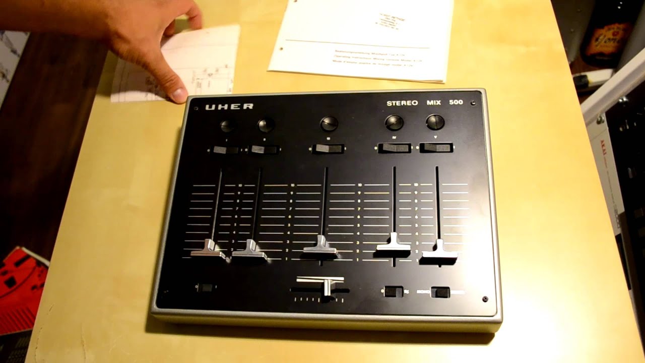 Uher Stereo Mix 500 Unboxing - YouTube