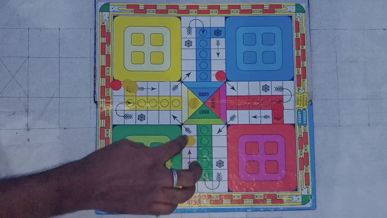 Ludo game Full match - Ludo தாயம் விளையாட்டு - YouTube