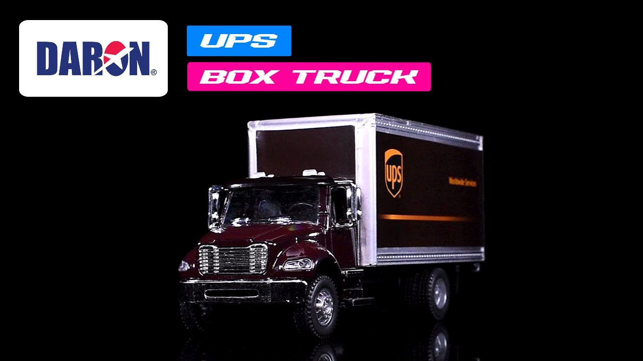 UPS Box Truck Brown "UPS Worldwide Services" 1/50 Diecast Model by ...