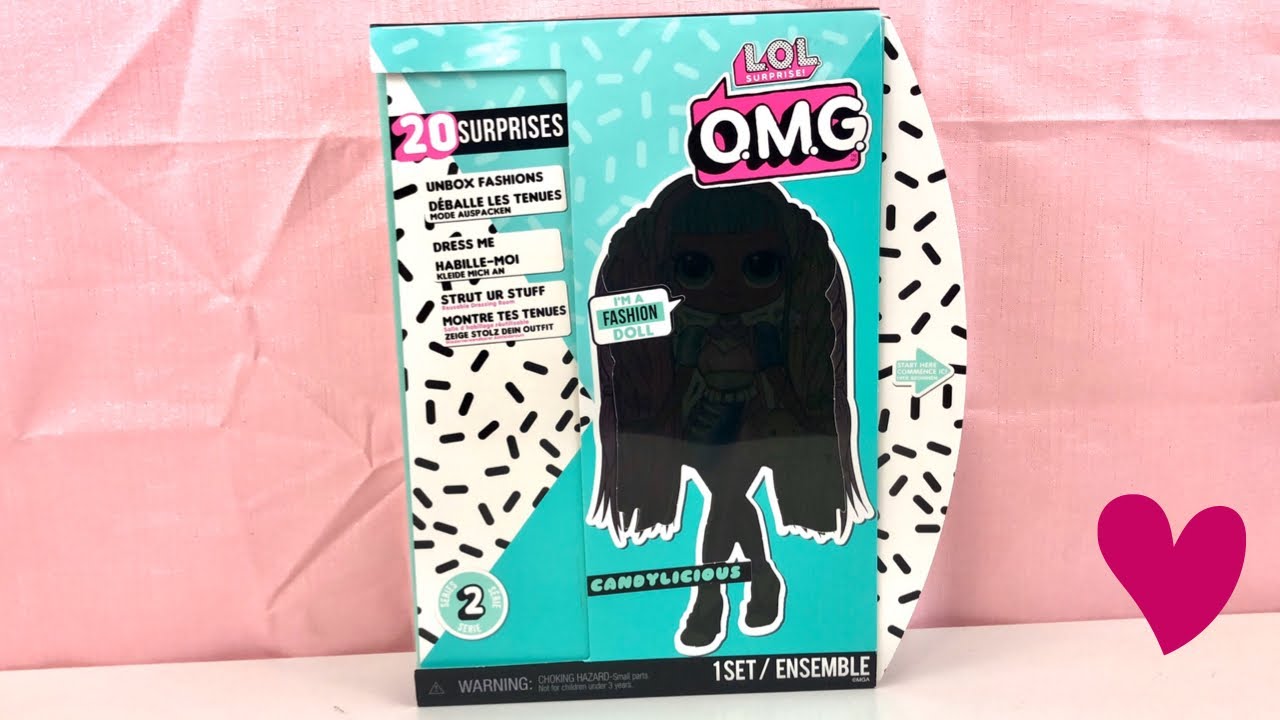 LOL SURPRISE OMG CANDYLICIOUS UNBOXING AND REVIEW - YouTube