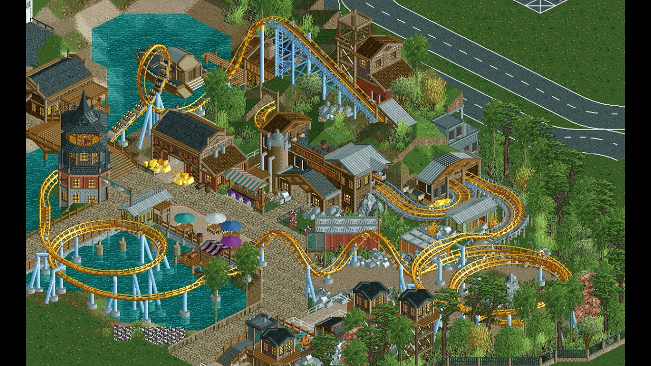 RCT2: Walley's World Episode 2 (The Docks) - YouTube