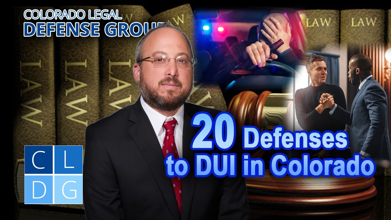 Win Your Colorado DUI Case -- Top 20 Defenses - YouTube