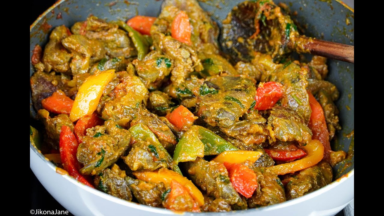 Rosti ya maini ya kuku - YouTube