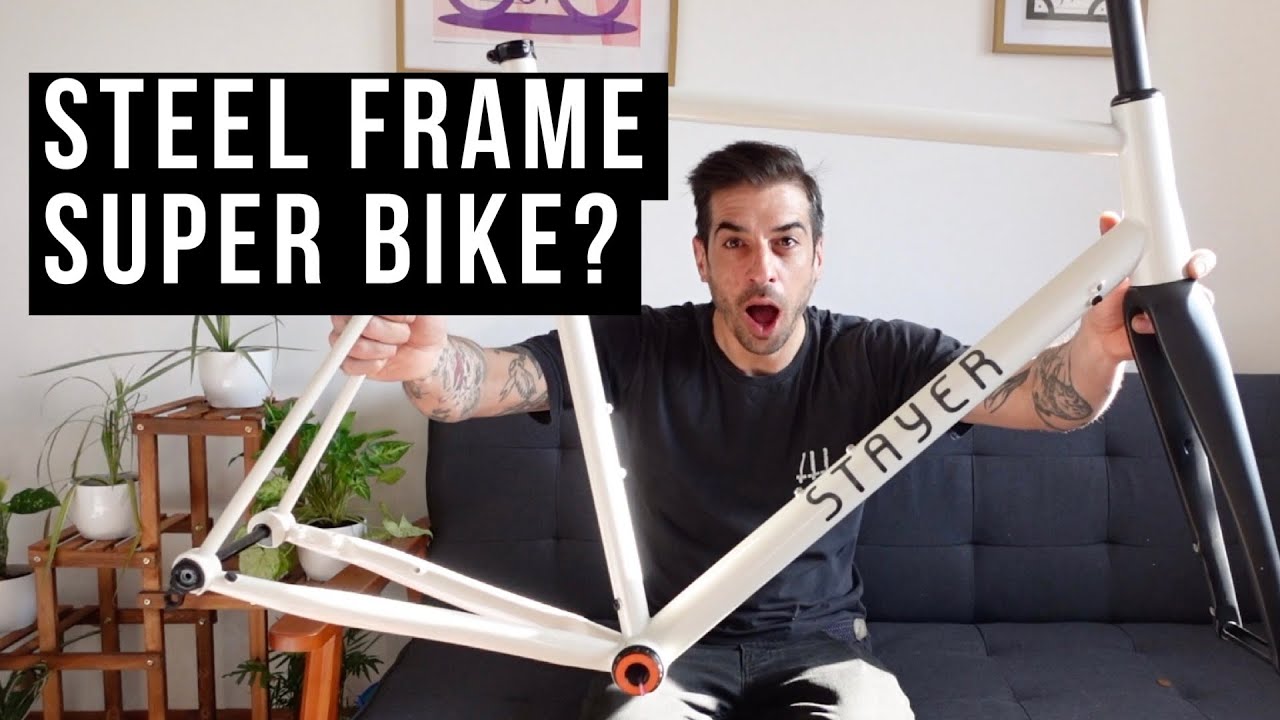 It's Finally Here! Custom Steel Road Frame! - YouTube